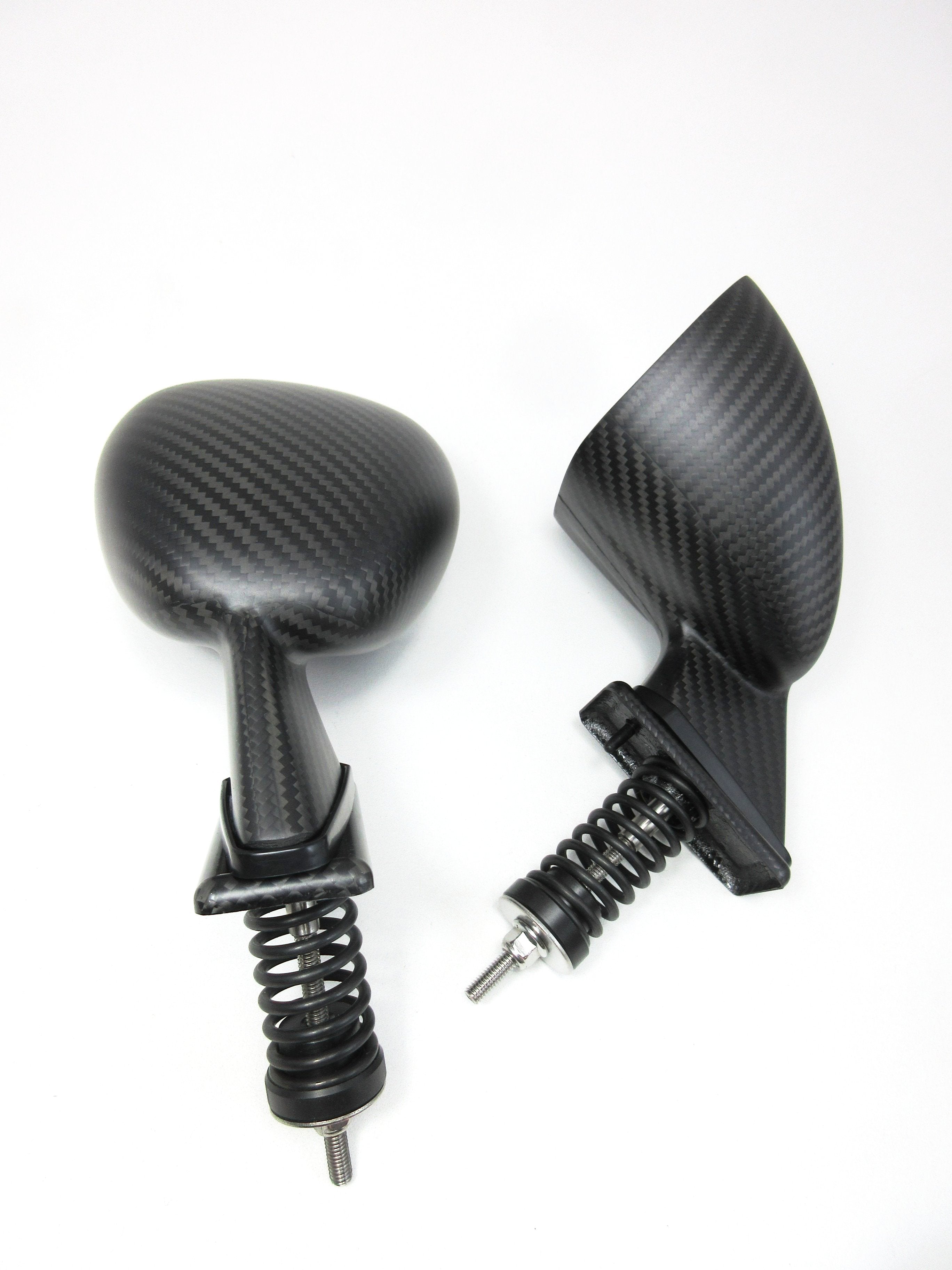 09 Racing Dry Carbon Fiber Fender Mirror Set for Nissan Skyline Hakosu ...