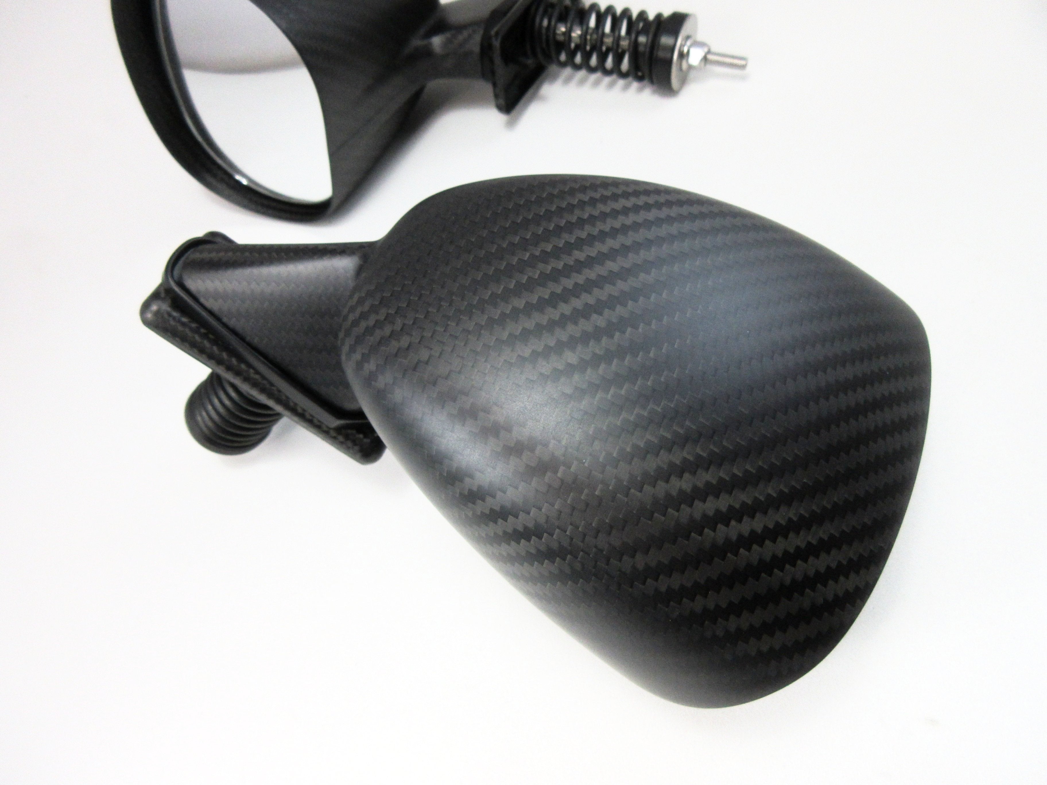 09 Racing Dry Carbon Fiber Fender Mirror Set for Nissan Skyline Hakosu ...