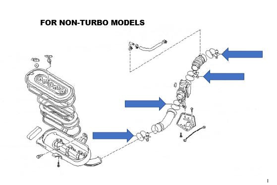 Engine Intake Hose Clamp for Datsun 280ZX Genuine Nissan NOS – JDM CAR ...