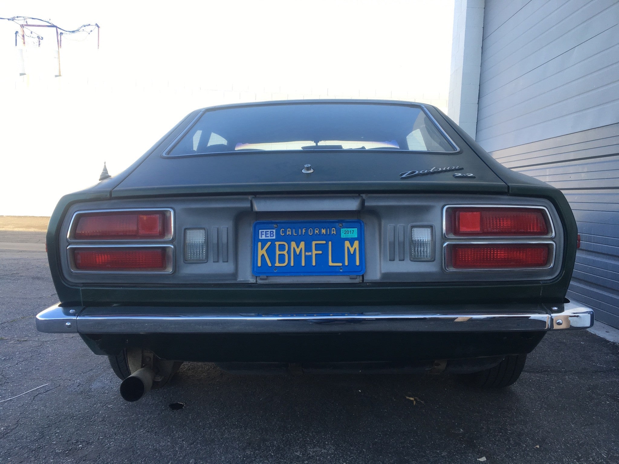 280Z to 240Z Fiber glass rear bumper made by MSA (Motorsport Auto ...