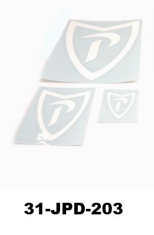 "P" decal 3 pc set for Prince vehicles – JDM CAR PARTS