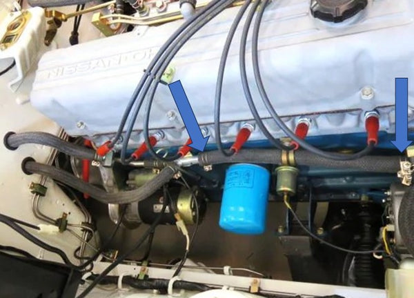 Era Correct Type Genuine Nissan Bypass Hose clamp for Datsun 240Z 260Z ...