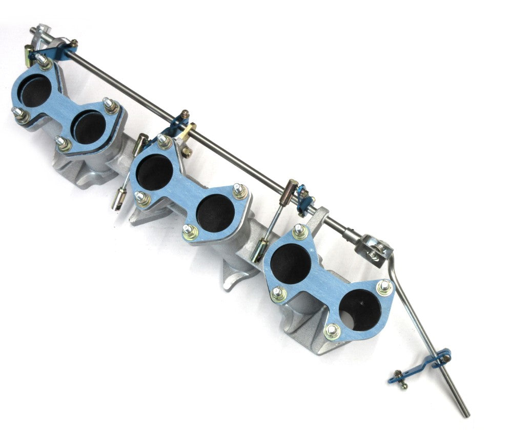 Triple Carburetor Intake Manifold Assembly for Nissan L6 Engine by Har ...