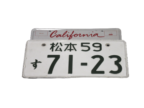 License Plate Conversion Bracket: US / Canadian License Plate holes to ...