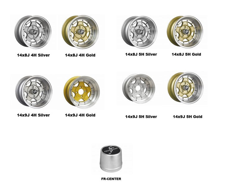 FOCUS RACING FIVE Wheels for Vintage Japanese Cars – JDM CAR PARTS