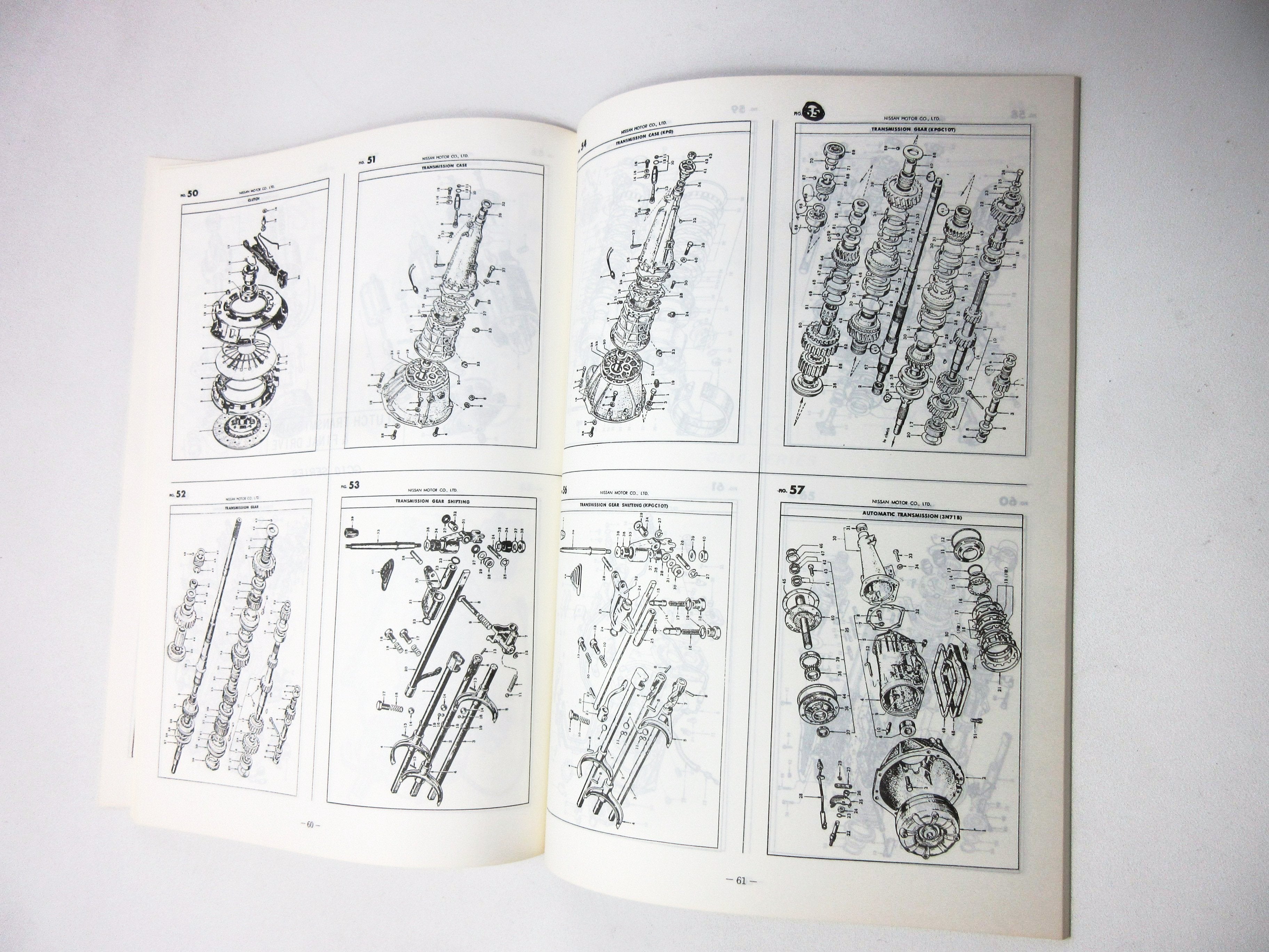 Reproduction Illustrated Parts List for Skyline Hakosuka – JDM CAR PARTS